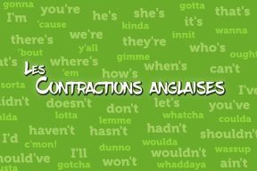 Les contractions anglaises
